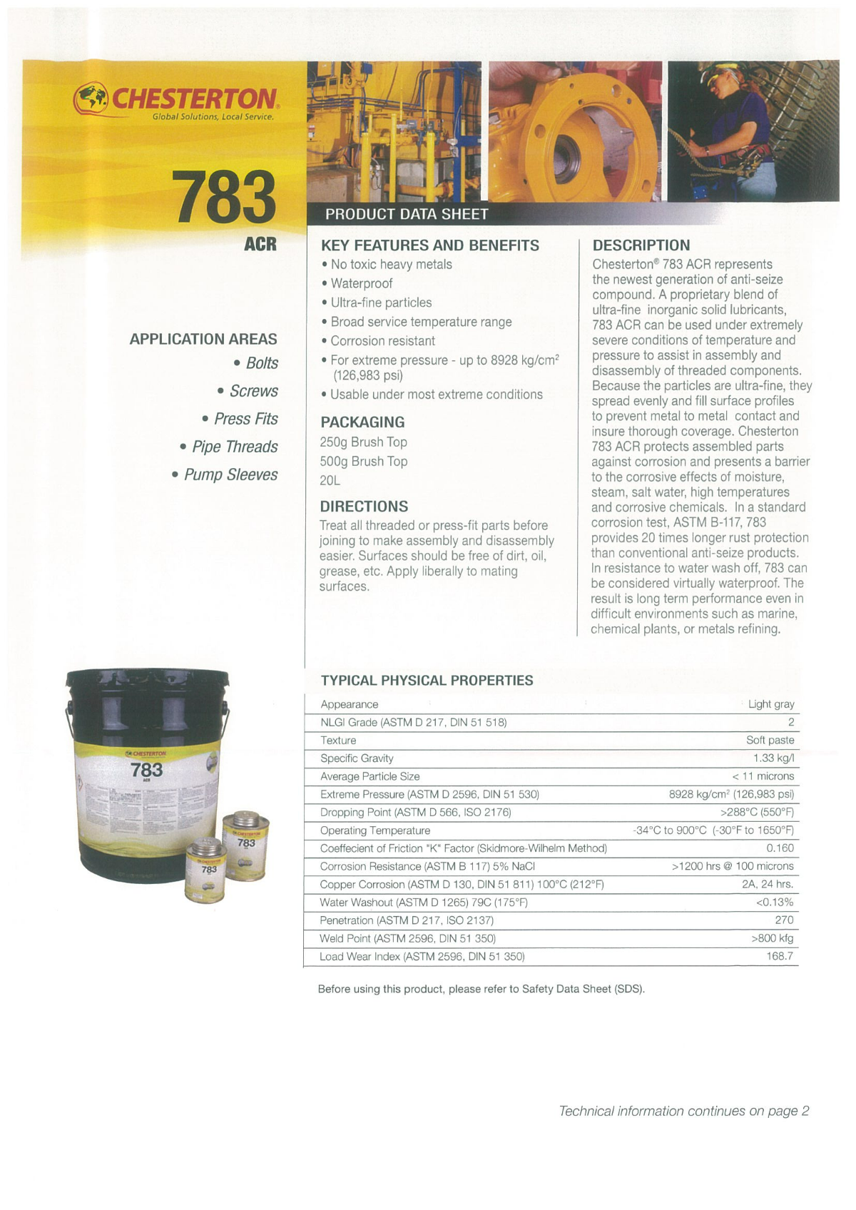 Chesterton 783 (500 GRAM/CAN) - Eezee