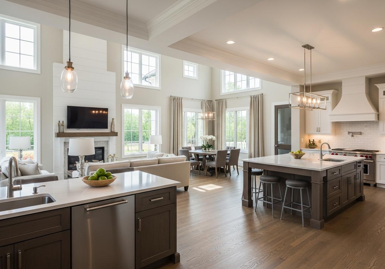 Best Layout Ideas For Open Concept Homes - remodelcontractors