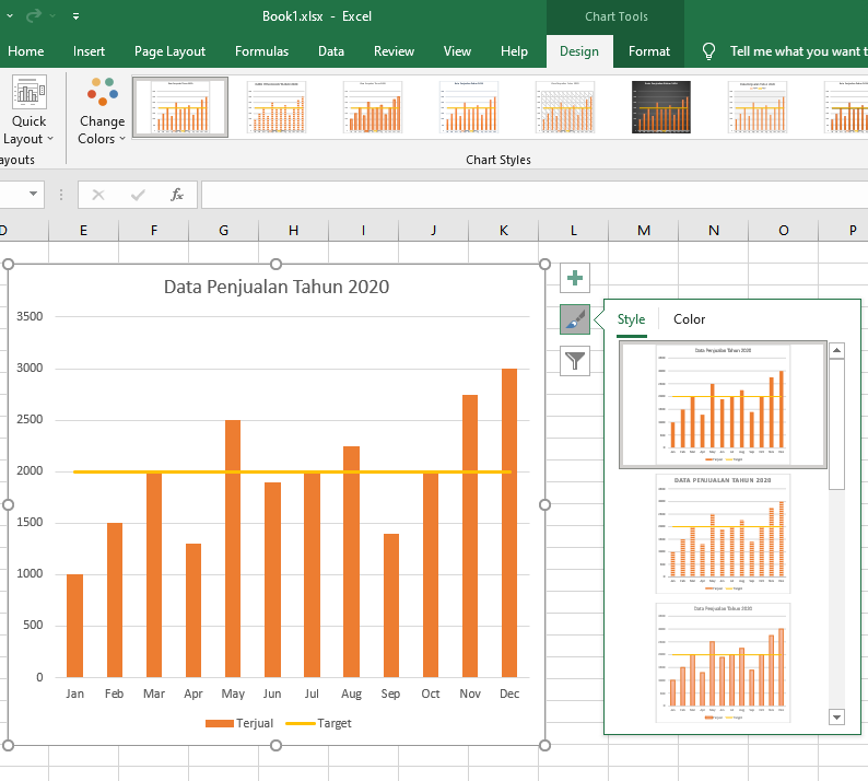 Cara Membuat Grafik di Excel dengan Mudah Beserta Contohnya Cara Membuat Grafik di Excel dengan Mudah Beserta Contohnya
