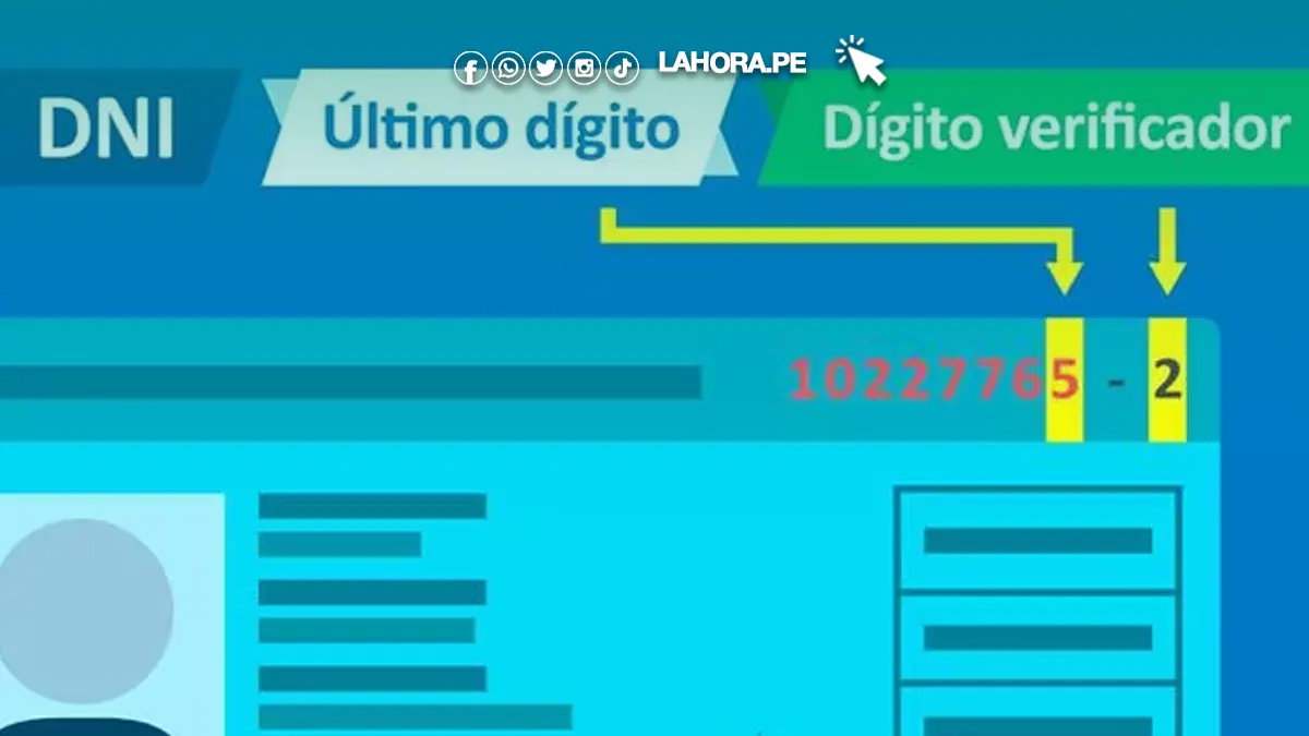 Cómo saber el dígito verificador de mi DNI si lo perdí 2024