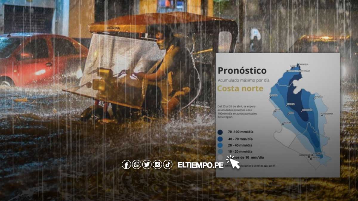Senamhi Pronostica Lluvias Intensas Del 20 Al 26 De Abril En La Costa