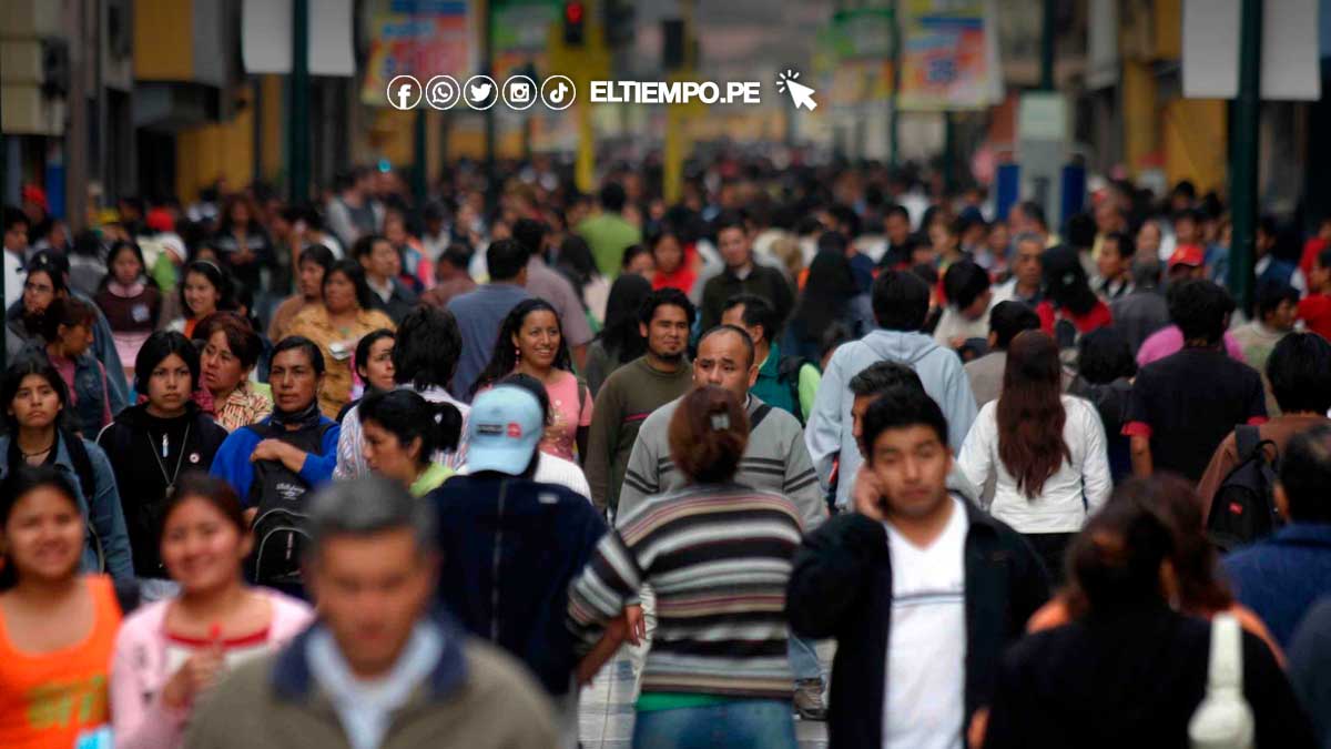 INEI: Población peruana alcanzó los 33 millones 726 mil personas en 2023