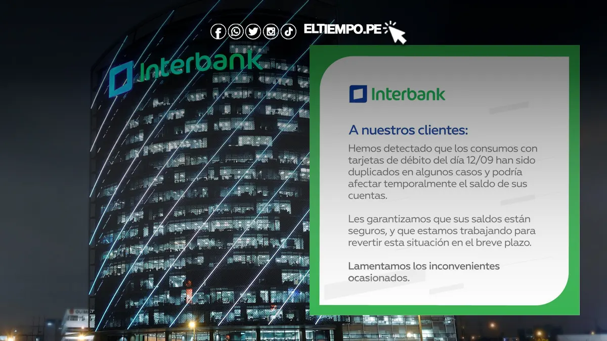 Qué pasó con Interbank | Comunicado oficial | Problemas Interbank hoy ...