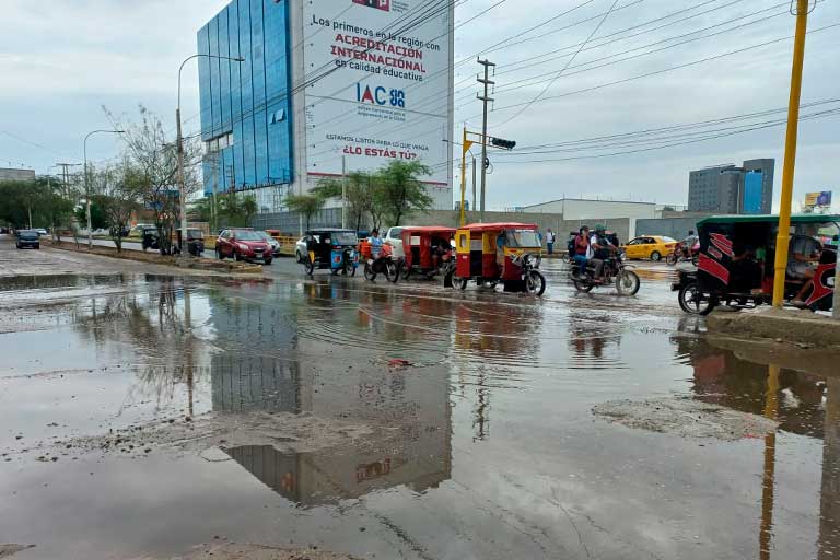Fotos Piura Inundada Tras Ligera Lluvia De Esta Mañana
