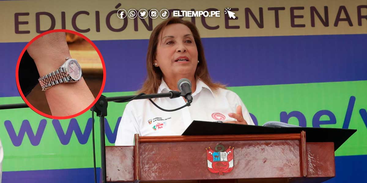 Dina Boluarte responde por su rolex y otros relojes de lujo: "Es un ...