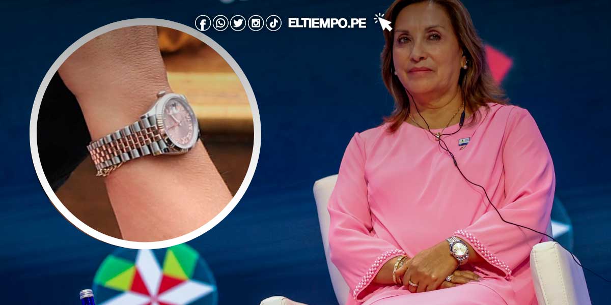 Dina Boluarte: rolex de presidenta no sería "de antaño" sino un modelo ...