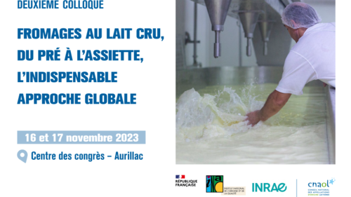 Invitation Colloque Fromages au lait cru - Newsroom La filière laitière