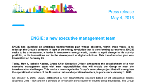 ENGIE : a new executive management team - Files - Newsroom Engie