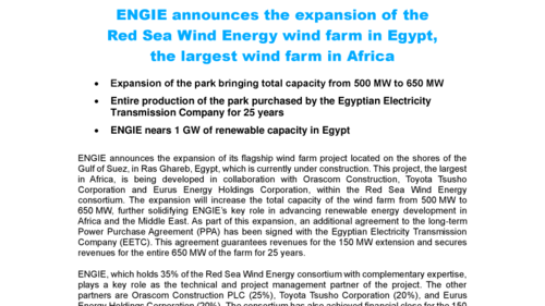 PR_ENGIE_WIND_EXPANSION_IN_EGYPT - Files - Newsroom Engie