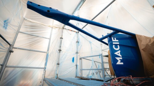 [Imoca MACIF] Mise à l'eau de l'Imoca MACIF Santé Prévoyance, le 24 juin