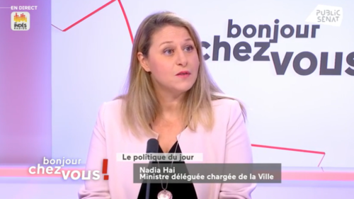 Nadia Hai l'a dit dans " Bonjour Chez Vous" sur Public Sénat