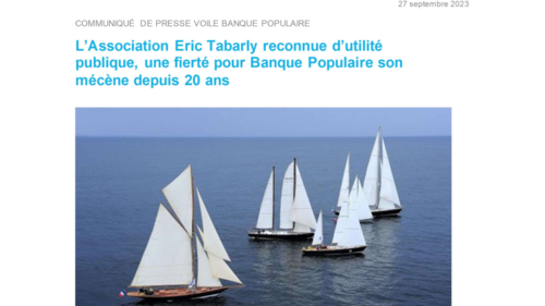 Communique de Presse - 20 ans Association Eric Tabarly.pdf - Newsroom ...