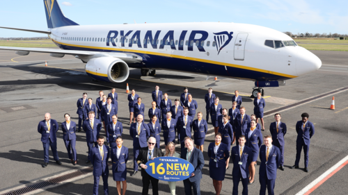 Belfast International Airport welcomes Ryanair UK base