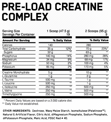 Optimum Nutrition Pre Load Creatine Complex | Besto Blog