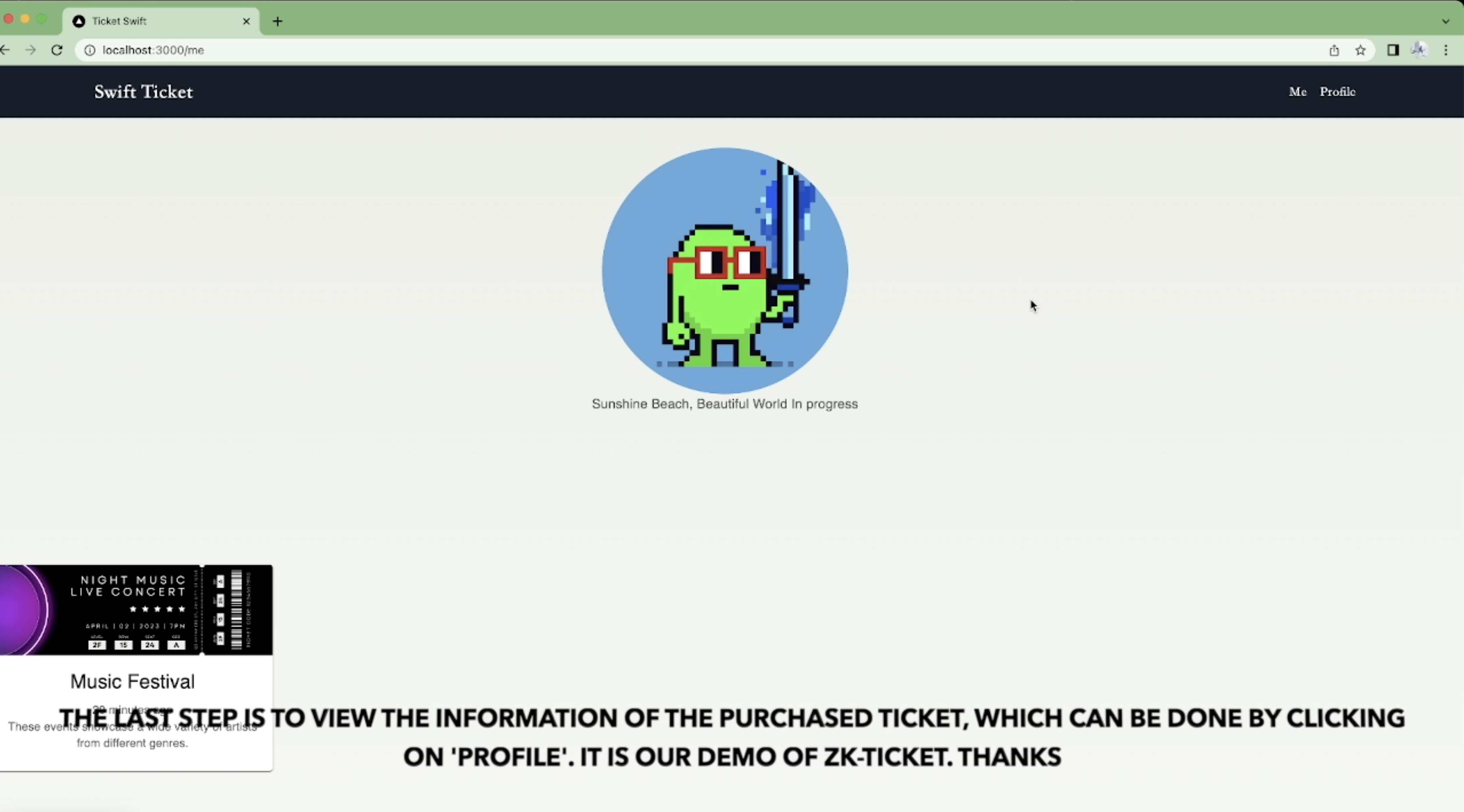 ZK-Ticket | ETHGlobal