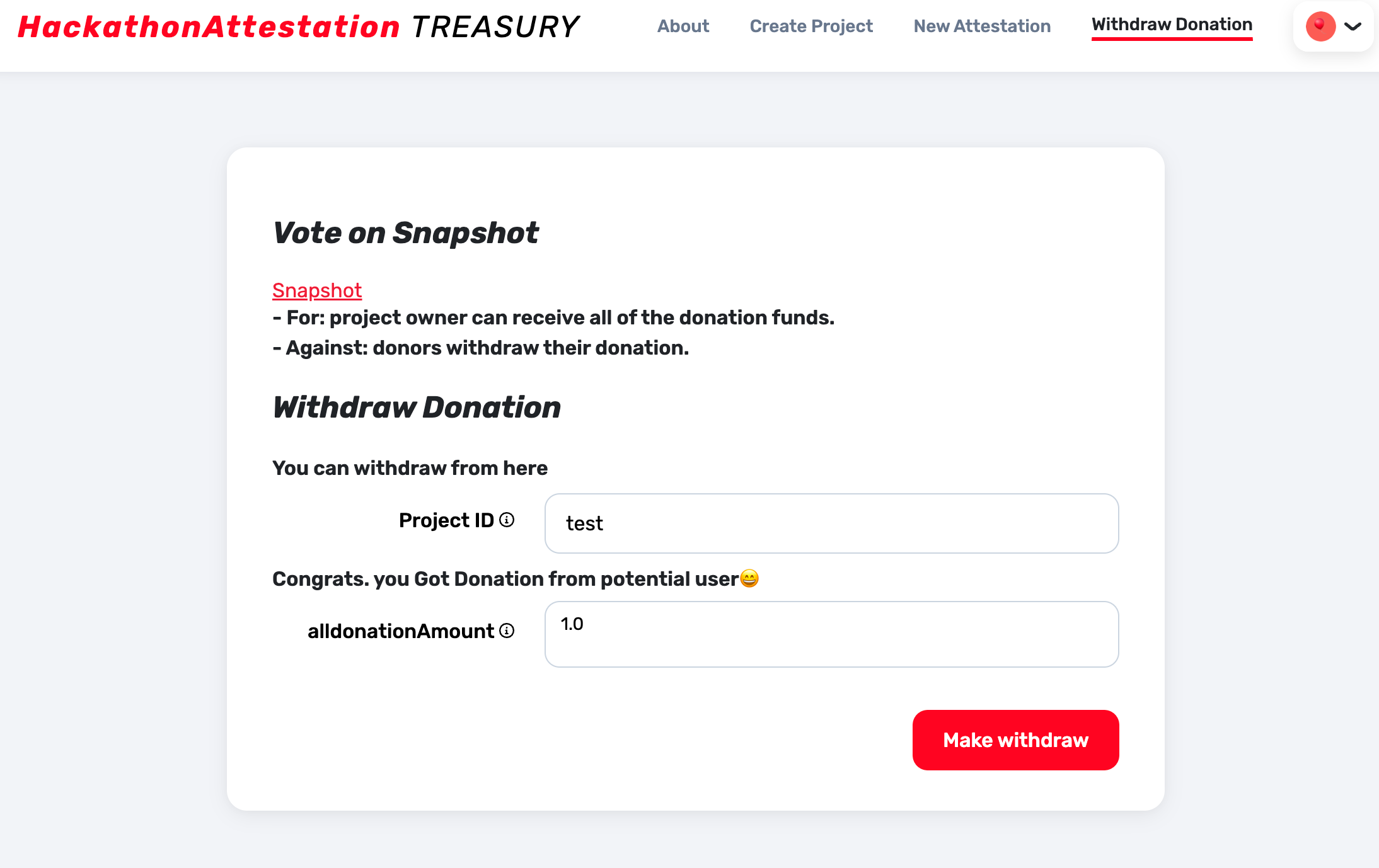 HackathonAttestation | ETHGlobal