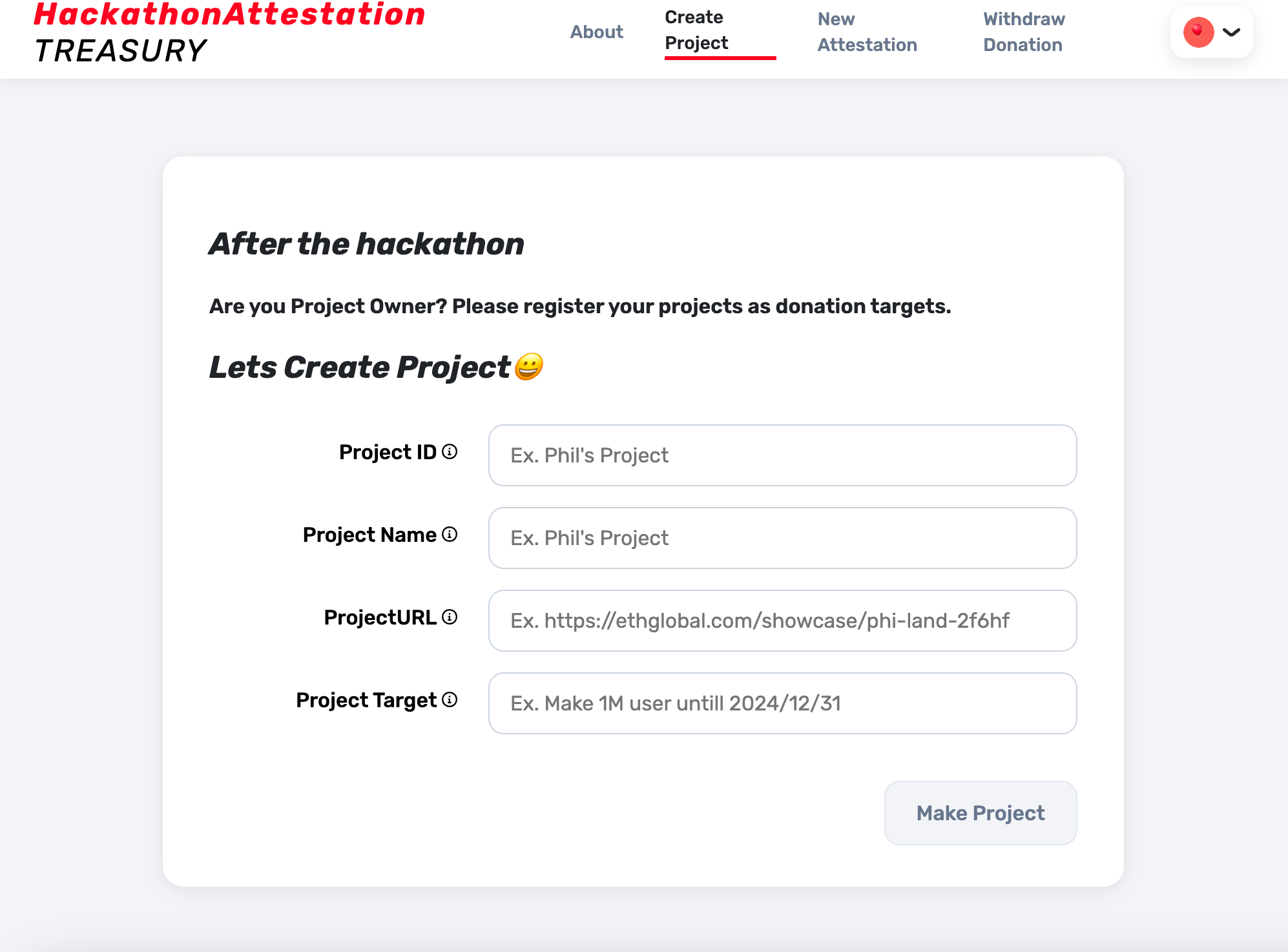 HackathonAttestation | ETHGlobal