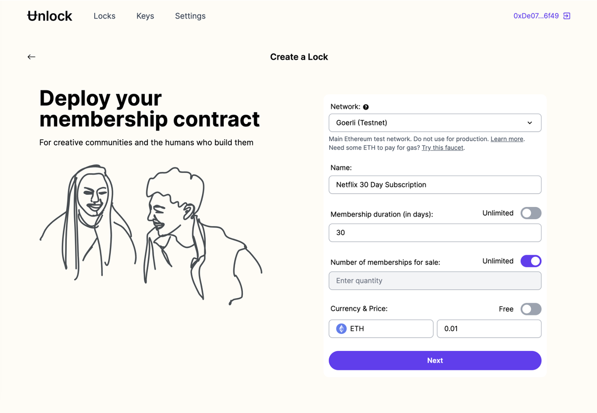 Unlock Protocol x ETHGlobal New York '23