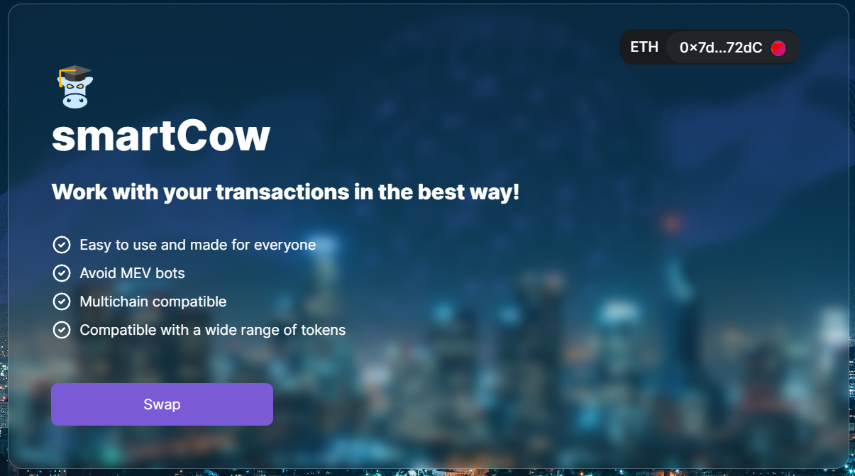 SmartCoW Protocol | ETHGlobal