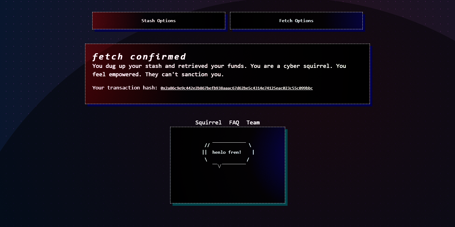 Cybersquirrel.xyz | ETHGlobal
