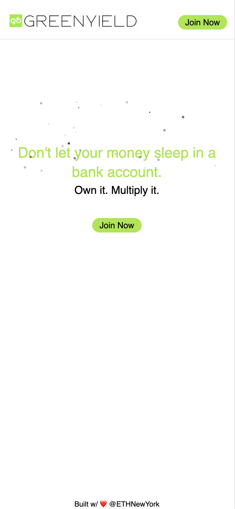 GreenYield | ETHGlobal