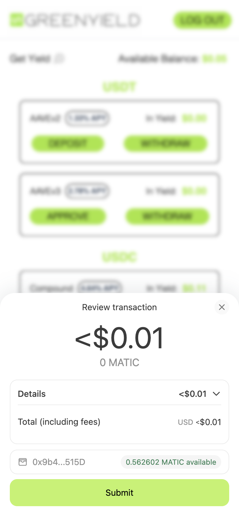 GreenYield | ETHGlobal