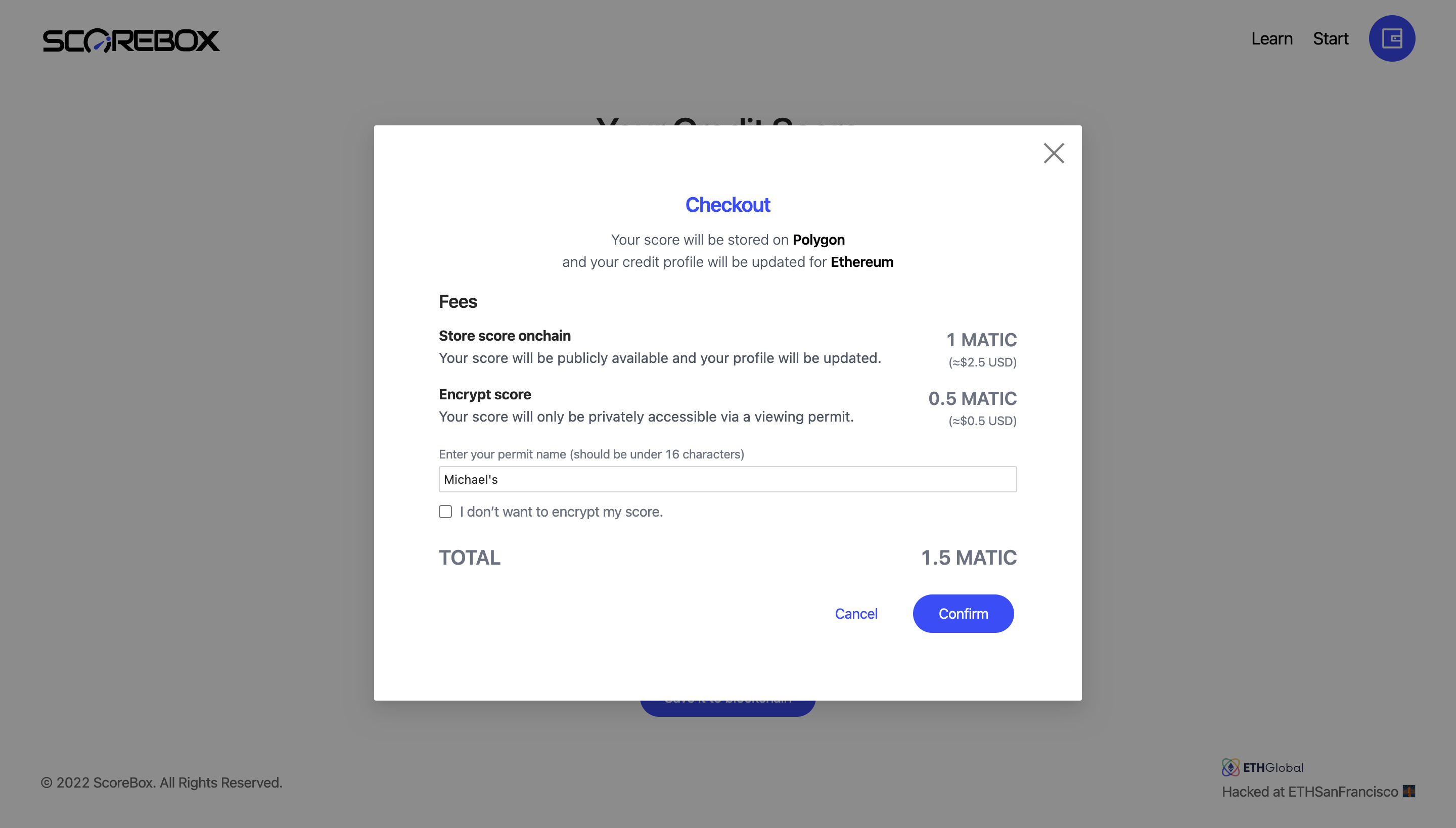 ScoreBox | ETHGlobal