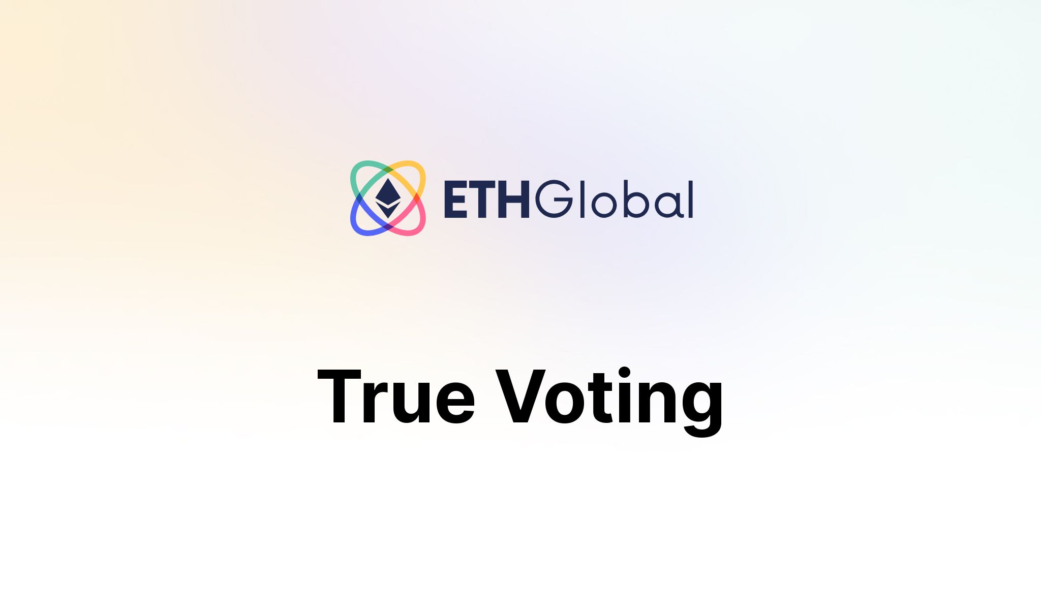 True Voting | ETHGlobal