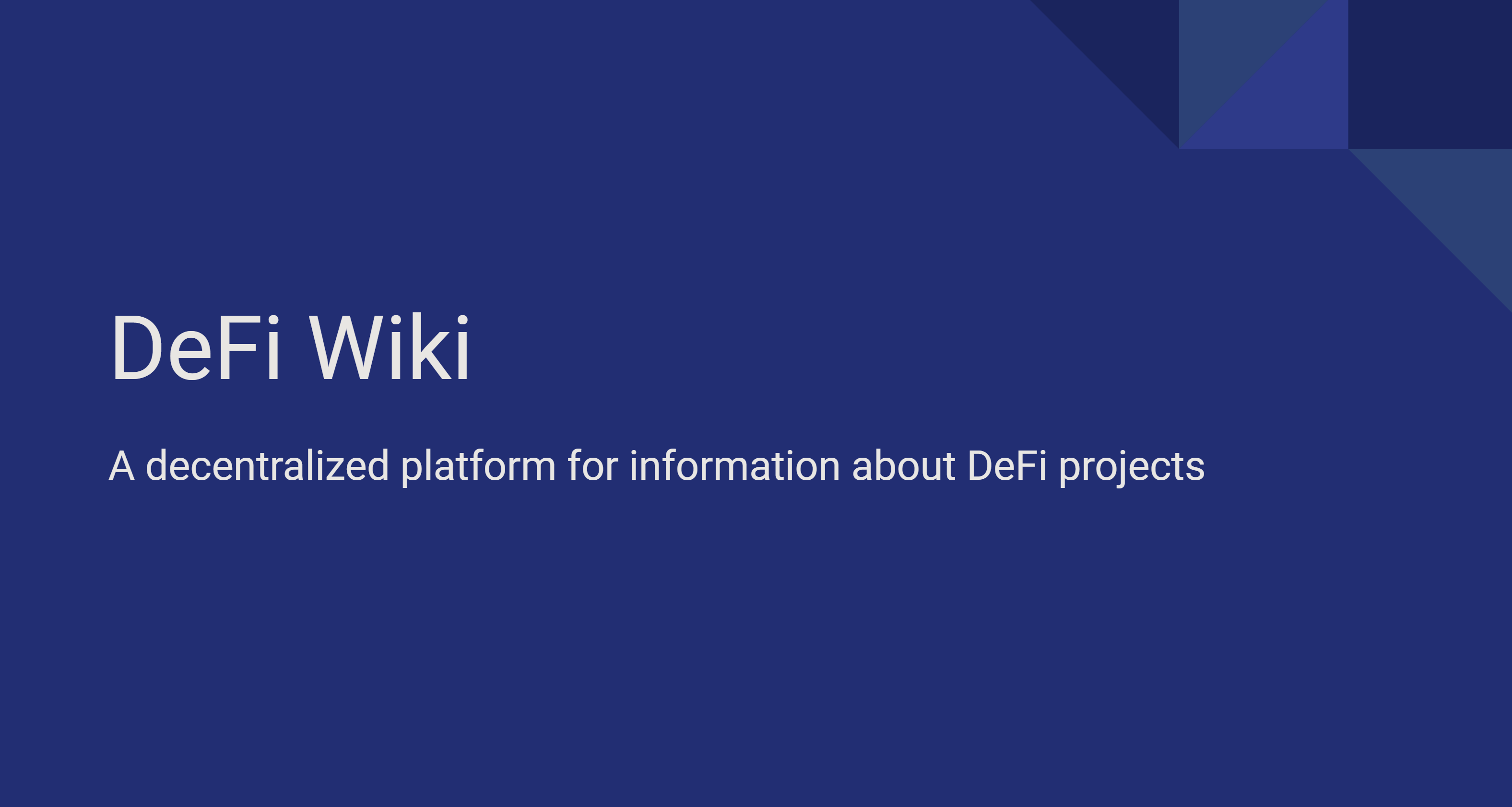 DeFiWiki | ETHGlobal