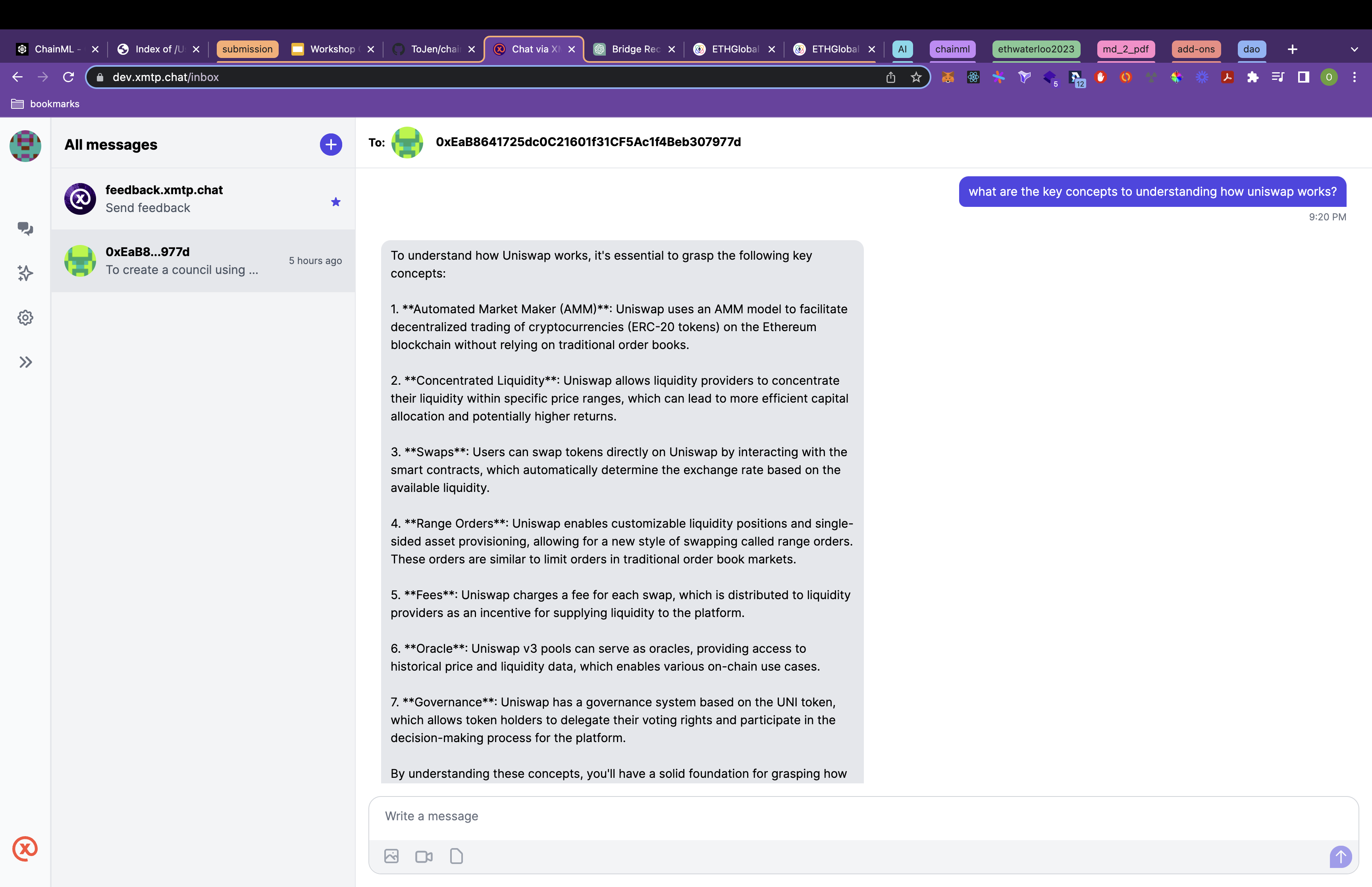 chainml-copilot | ETHGlobal