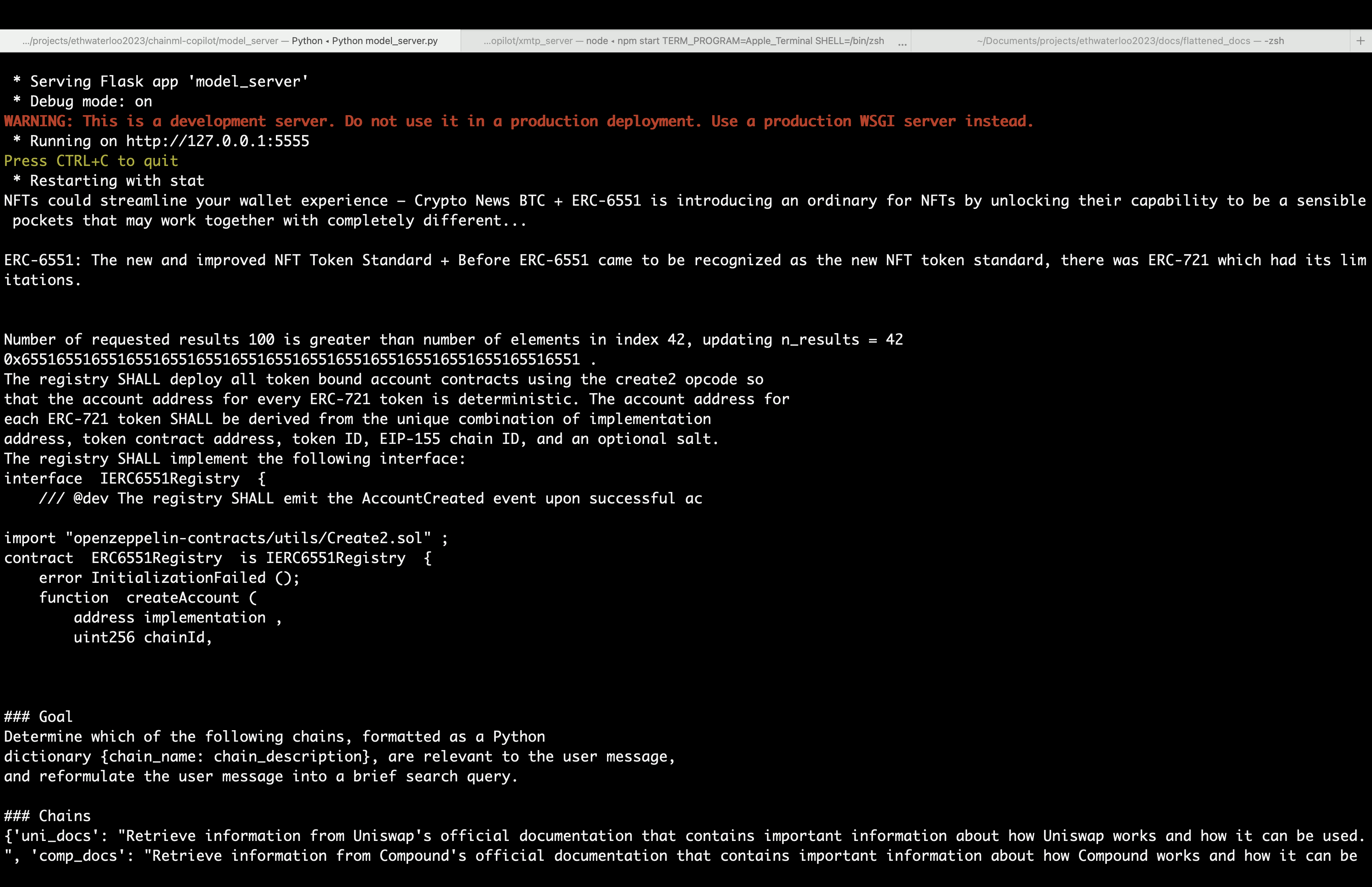 chainml-copilot | ETHGlobal