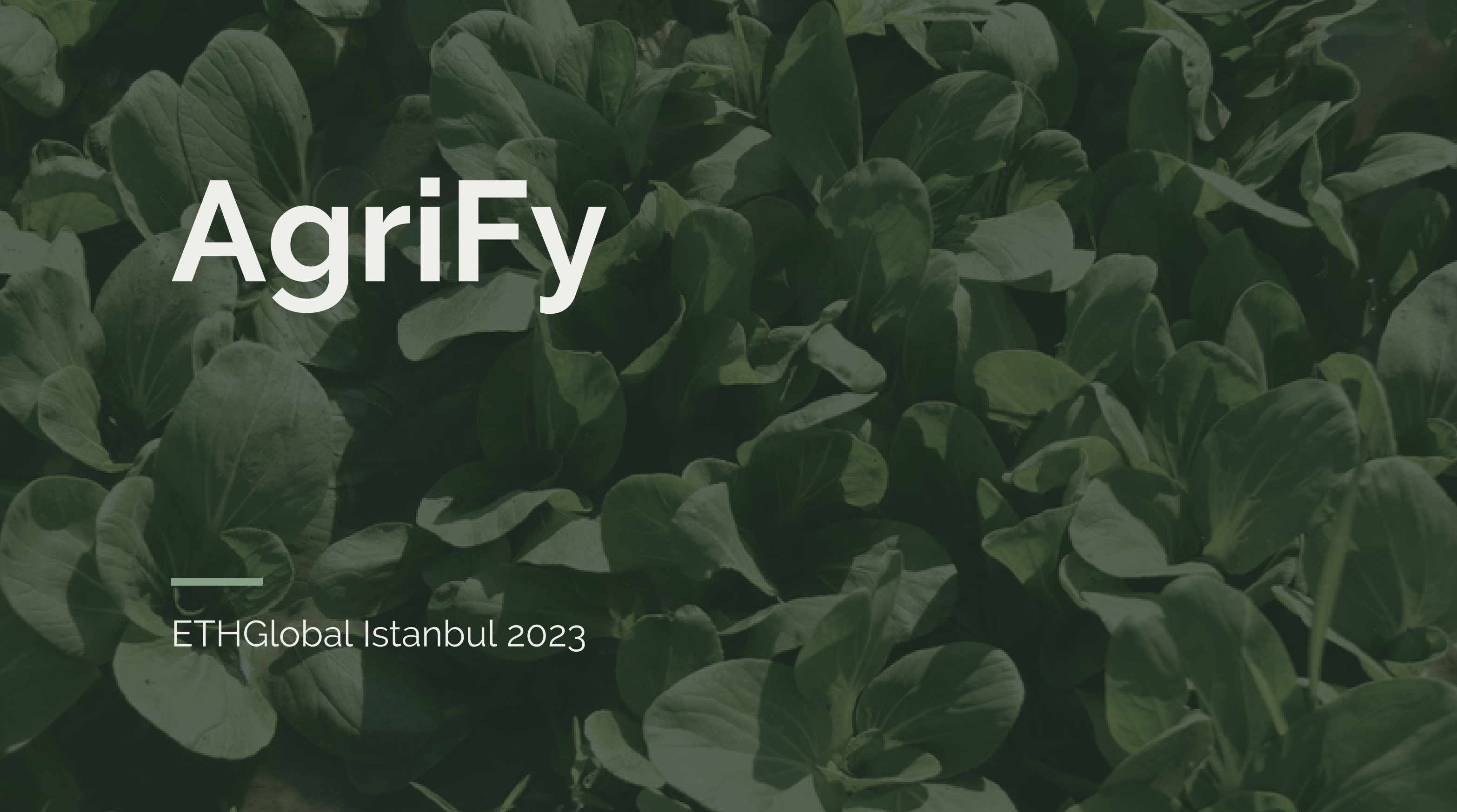 AgriFy | ETHGlobal