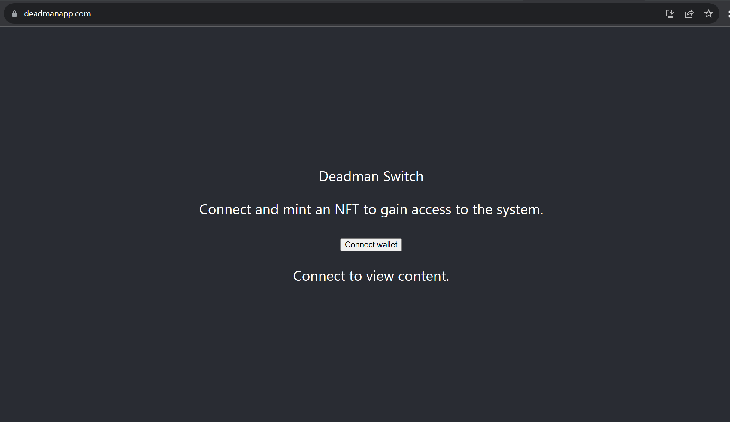 Deadman Switch | ETHGlobal