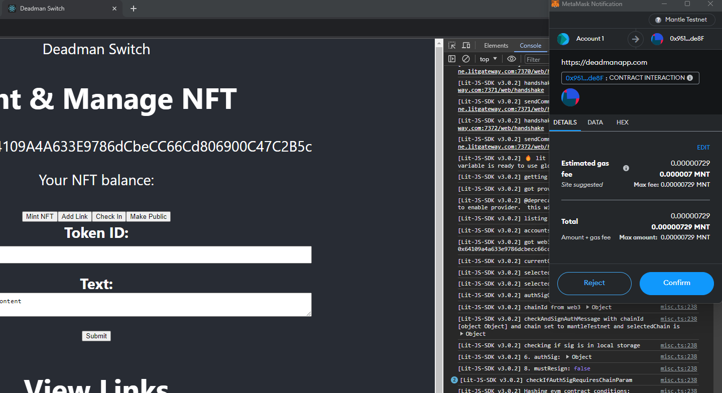 Deadman Switch | ETHGlobal