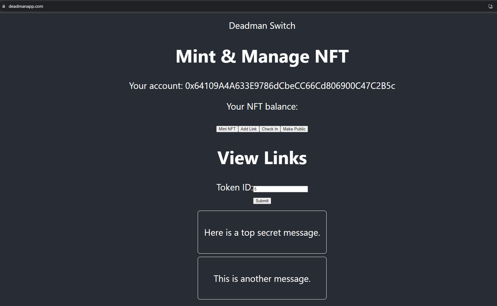 Deadman Switch | ETHGlobal