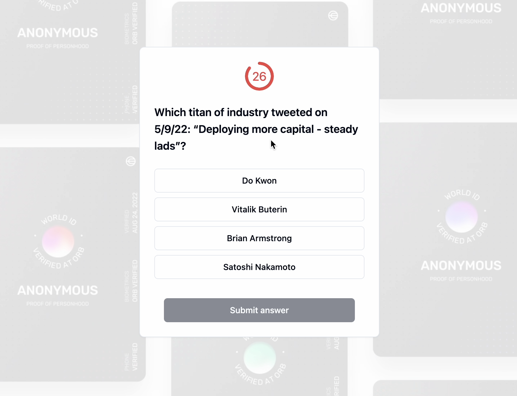 Sybil Game | ETHGlobal