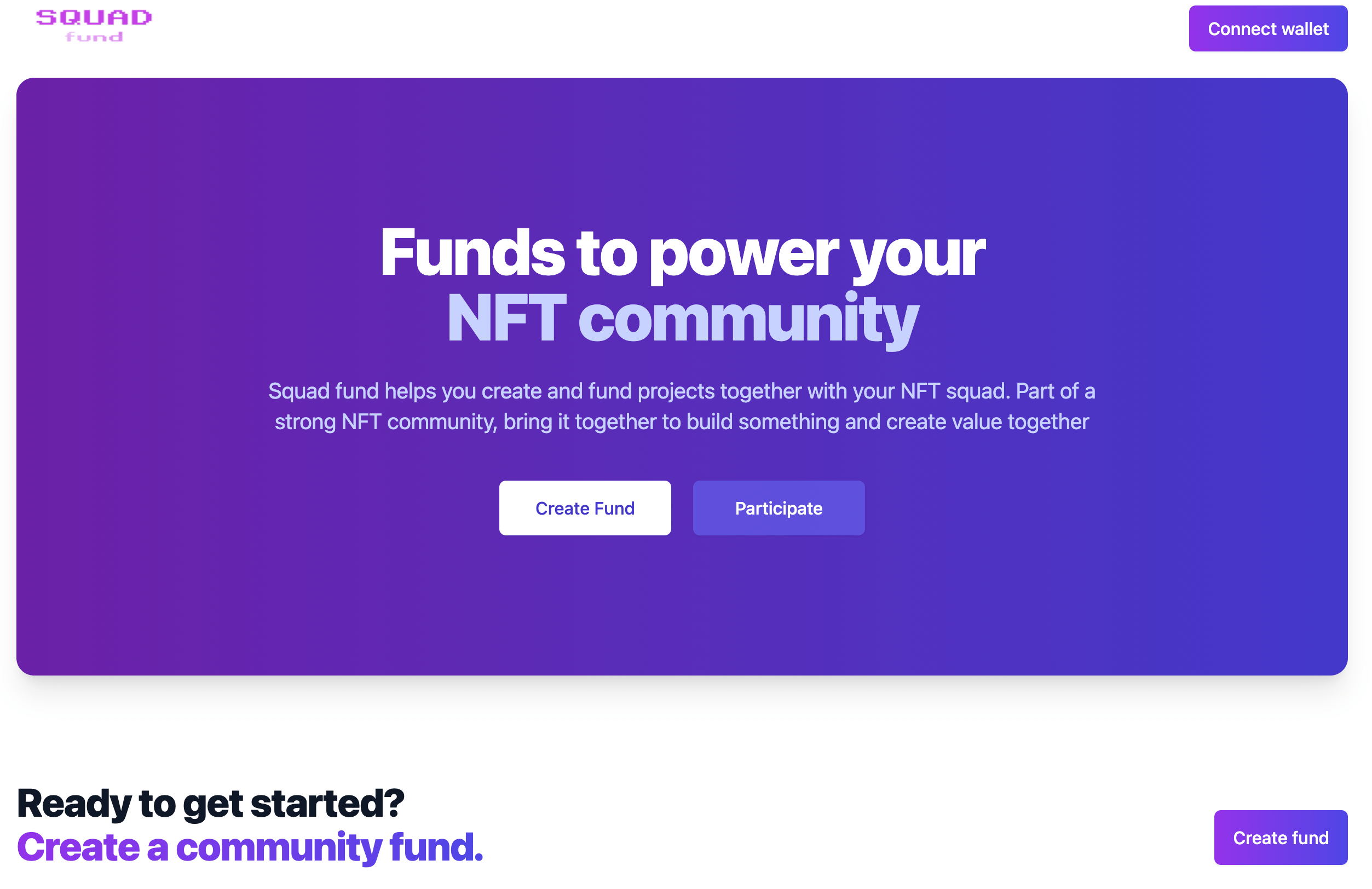 SquadFund | ETHGlobal