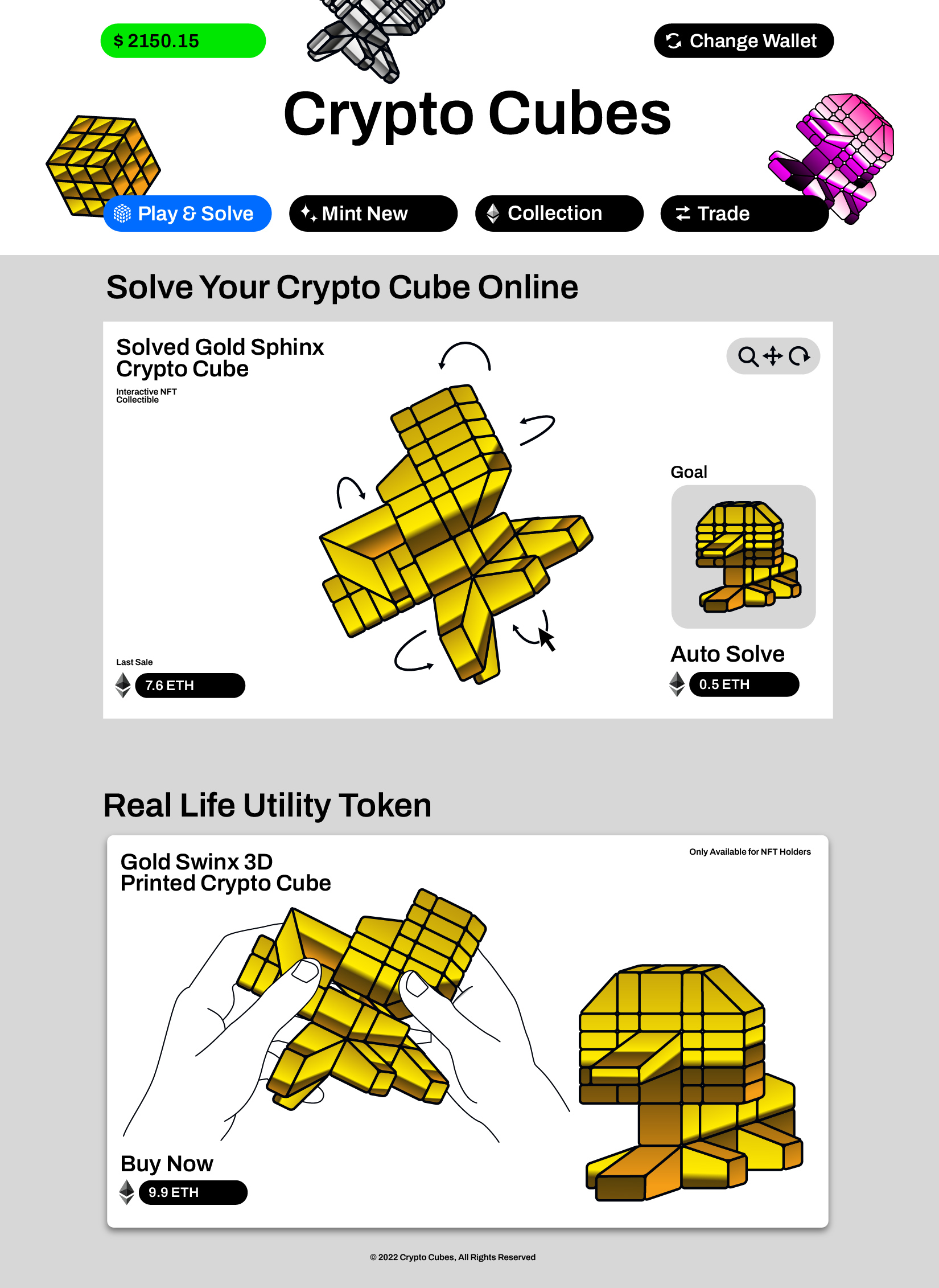 Crypto Cubes | ETHGlobal