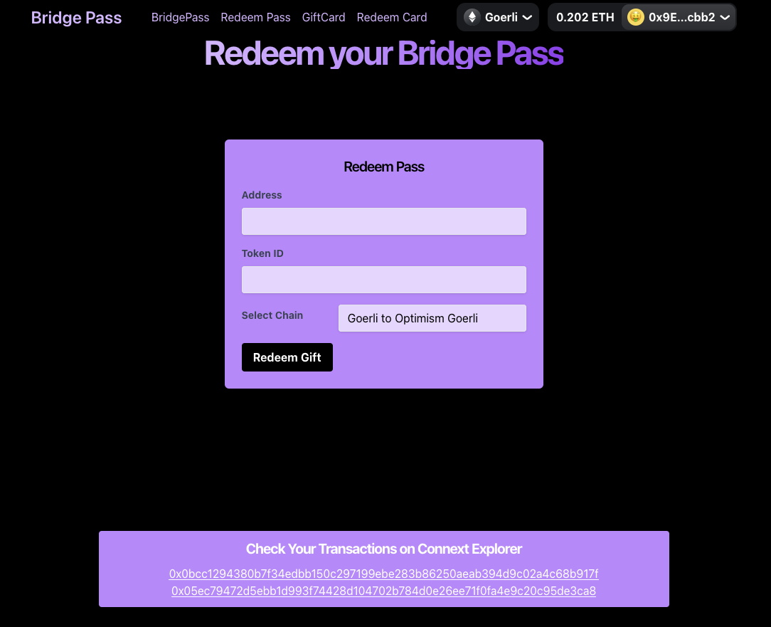 Bridge Pass | ETHGlobal