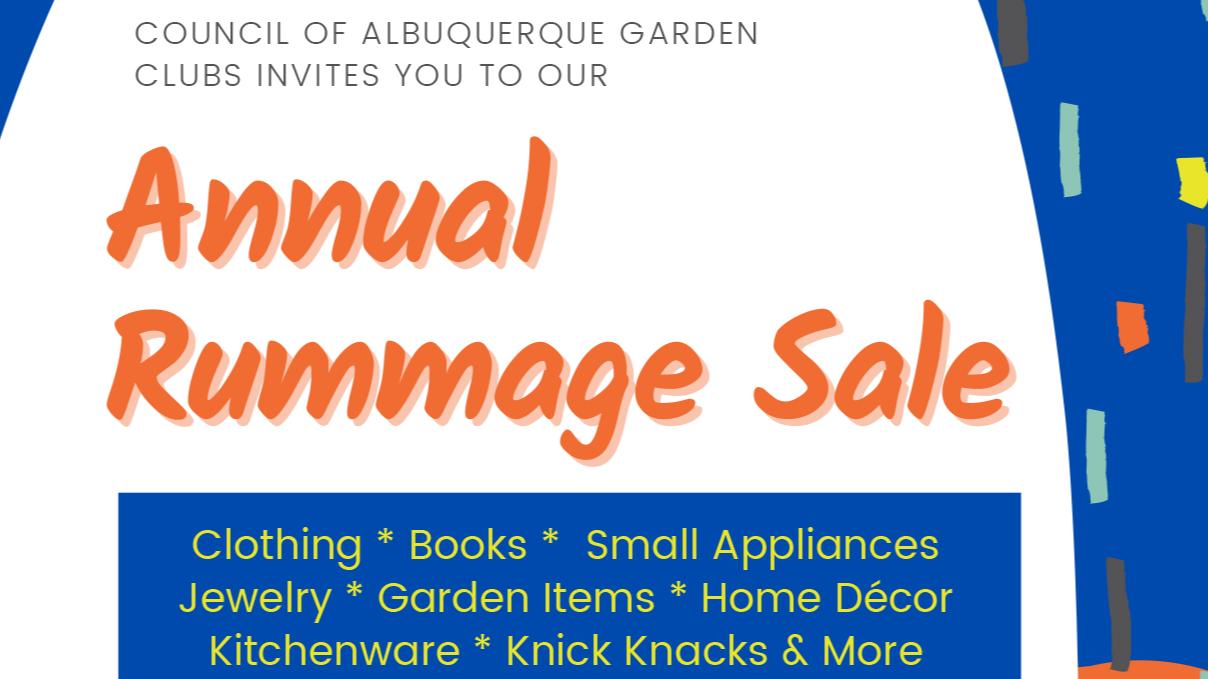 Annual Rummage Sale - 21 FEB 2025