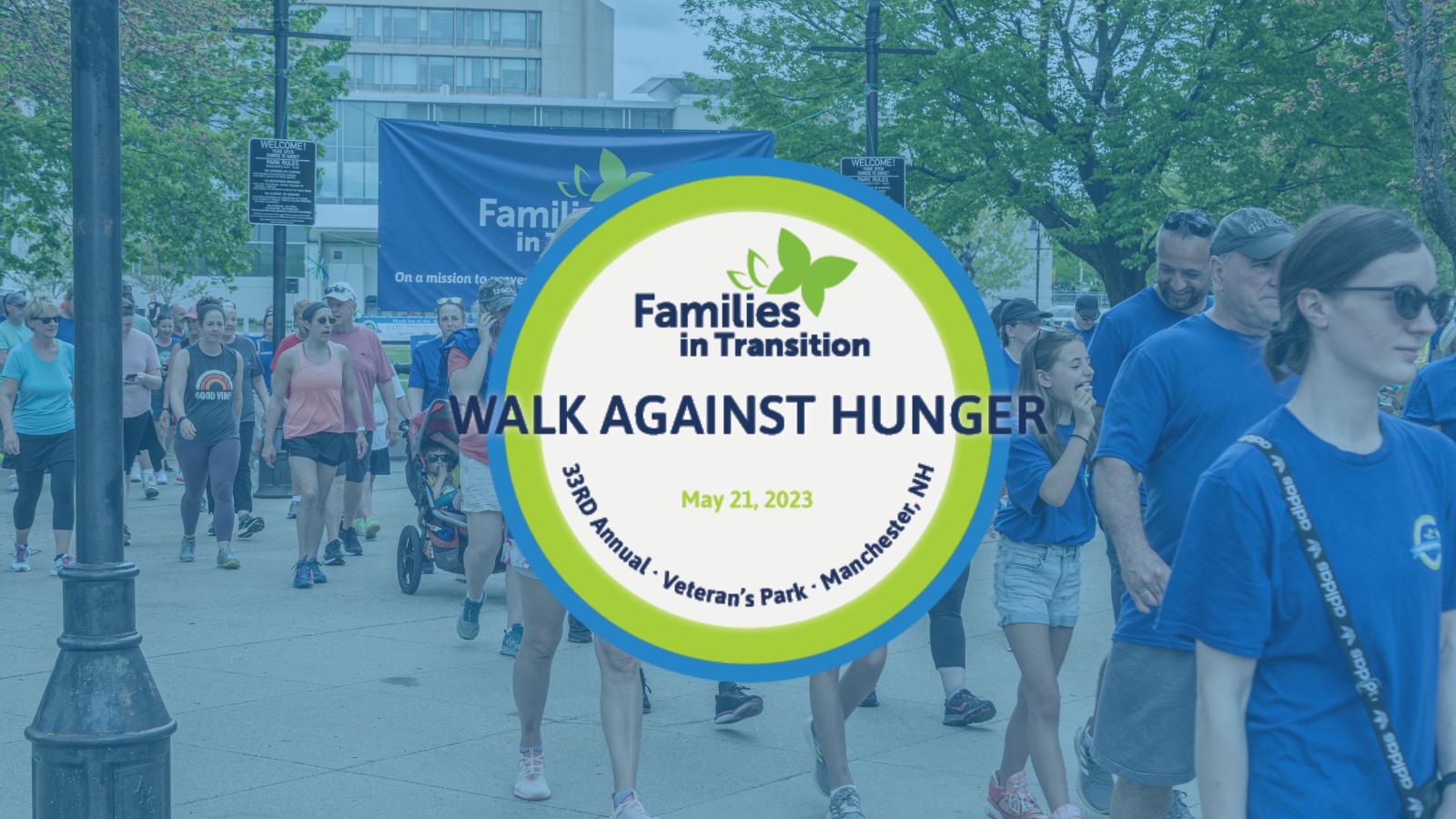 33rd Annual Walk Against Hunger - 21 MAY 2023