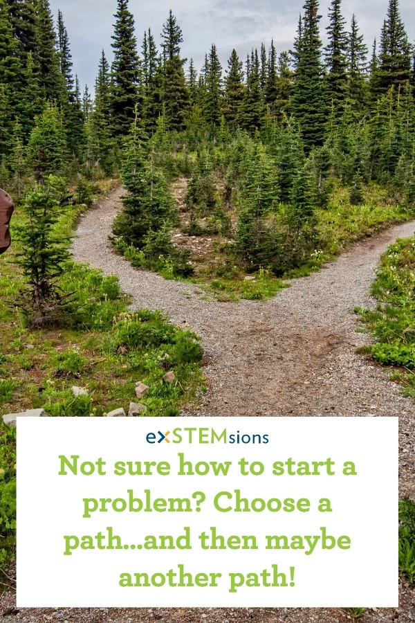 Not Sure How to Start a Problem? Choose a Path… and Then Maybe Another ...