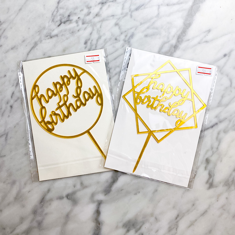 Happy Birthday Golden Label | Larna House