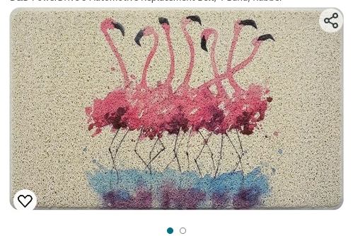 ***PICTURE FOR REFERENCE***FLAMINGO MAT - EZ Auction