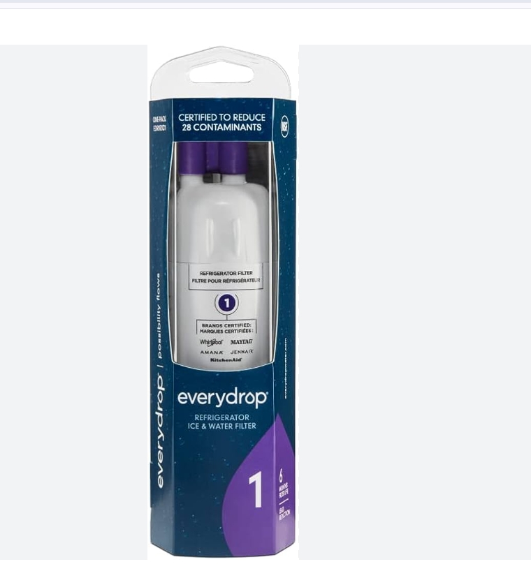 everydrop by Whirlpool Ice and Water Refrigerator Filter 1, EDR1RXD1 ...