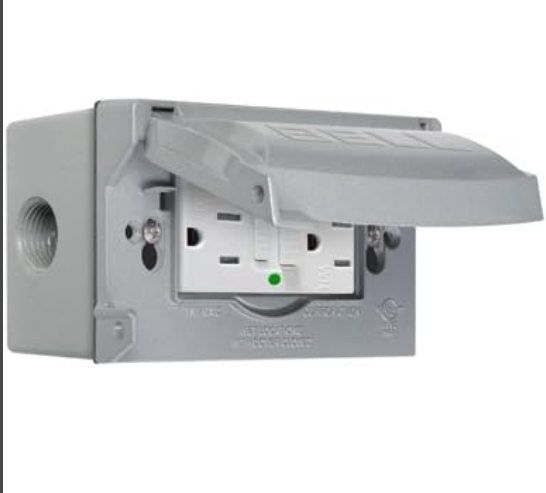 15a Gray Ground Fault Circuit Interrupter Outlet Kit - EZ Auction