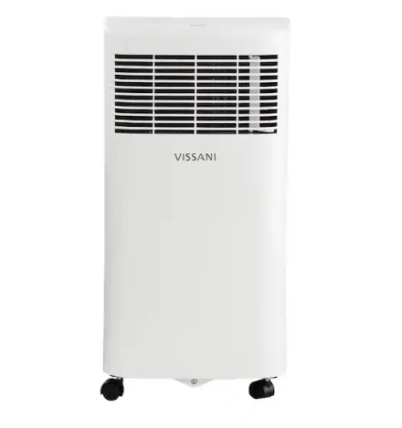 Vissani 5,000 BTU 115-Volt Portable Air Conditioner for 170 sq. ft ...