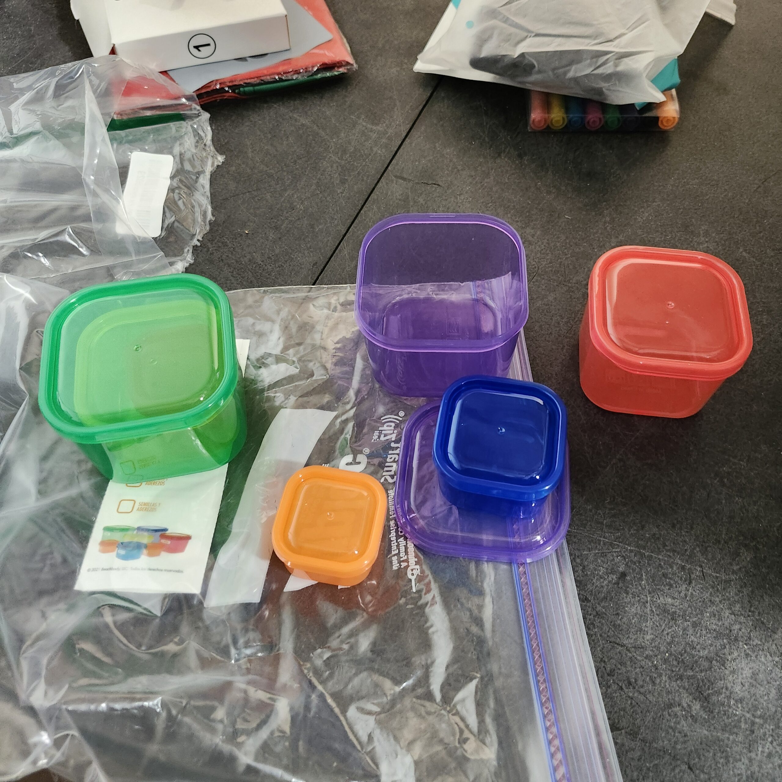 Beachbody 21 Day Fix Portion Control Containers, Food Storage and Meal ...