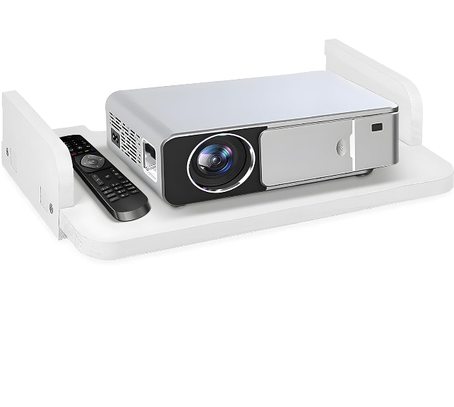 Projector Shelf,Projector Wall Mount Floating Shelf, Projector Stand ...