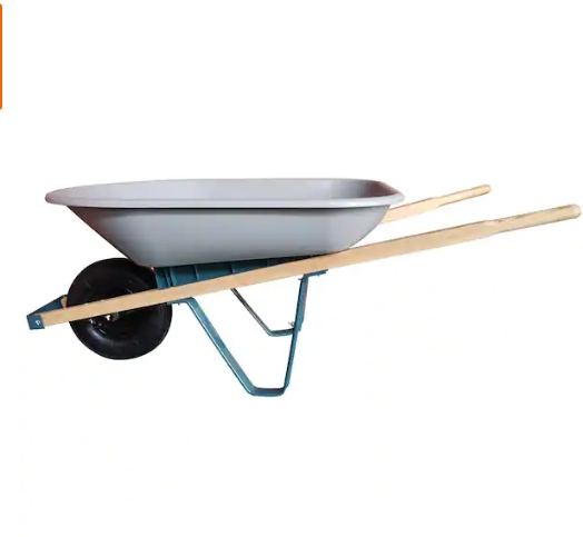 ***DELTED***ANVIL 4 cu. ft. Poly Wheelbarrow with a Pneumatic Tire - EZ ...